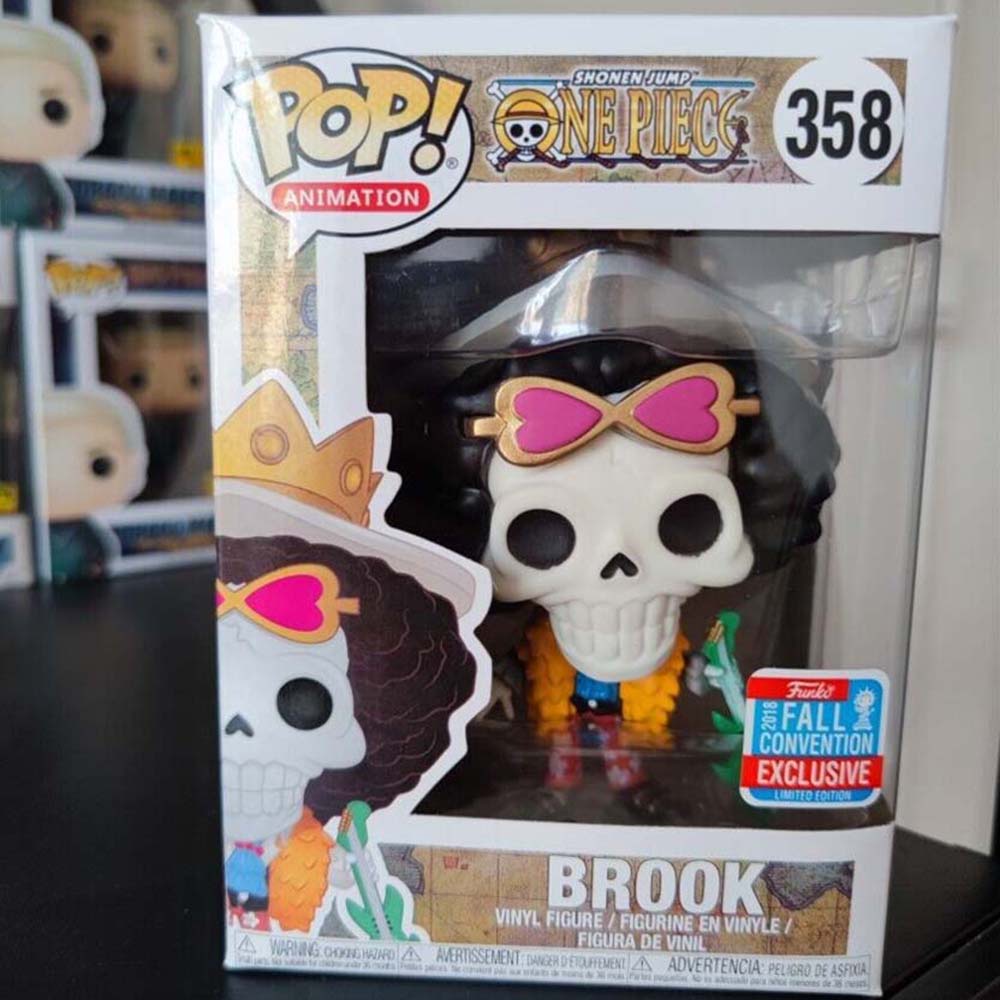 Funko POP ! Animação : Uma Peça 358 # Brook Modelos Exclusivos Números ...