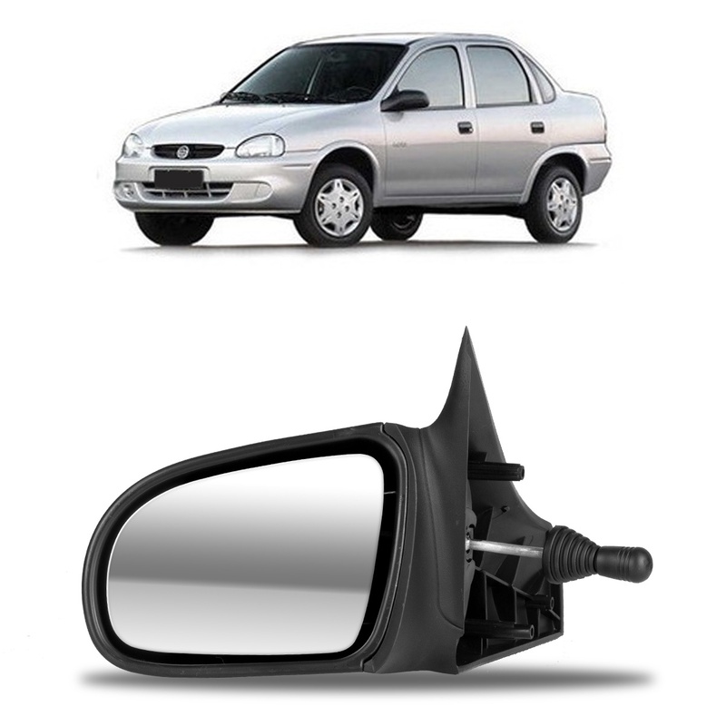 ESPELHO RETROVISOR CORSA 93-02 CLASSIC 03-16 C REMOTO LD ESQ | Shopee Brasil