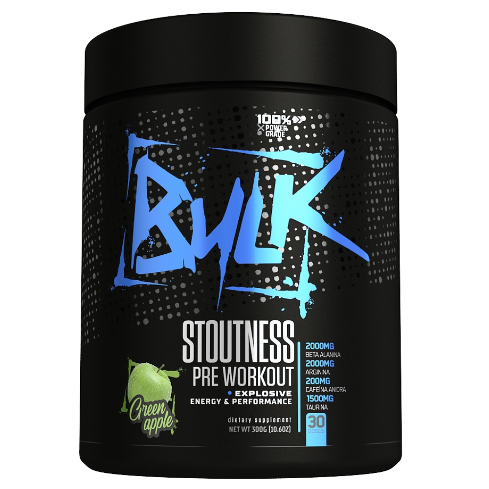 Stoutness Pre Workout 300g Bulk Nutrition (Pré Treino) | Shopee Brasil