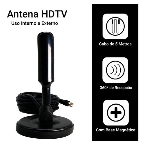 Antena Digital Universal 4 em 1 Sinal Digital e Analógico | Shopee Brasil