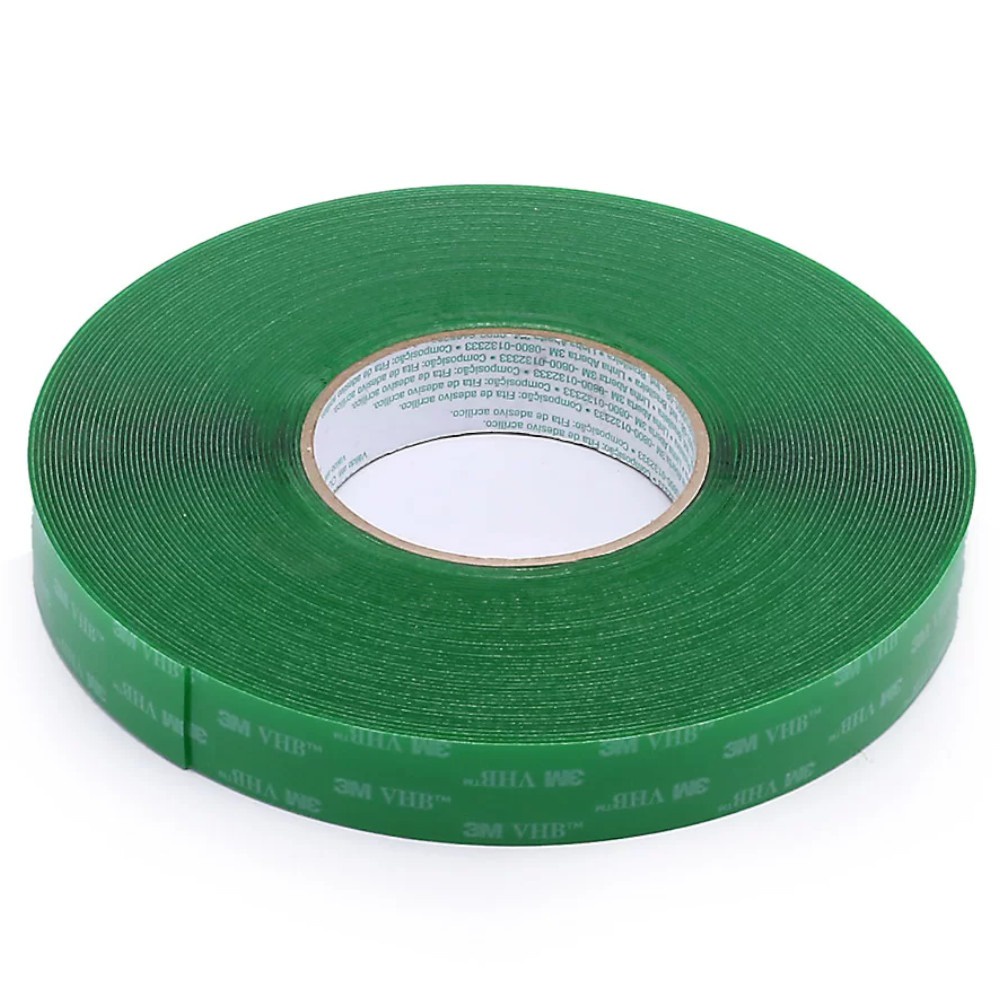 Fita dupla face VHB de adesivo transferível transparente 25 mm x 20 m - 4910 3M | Shopee Brasil
