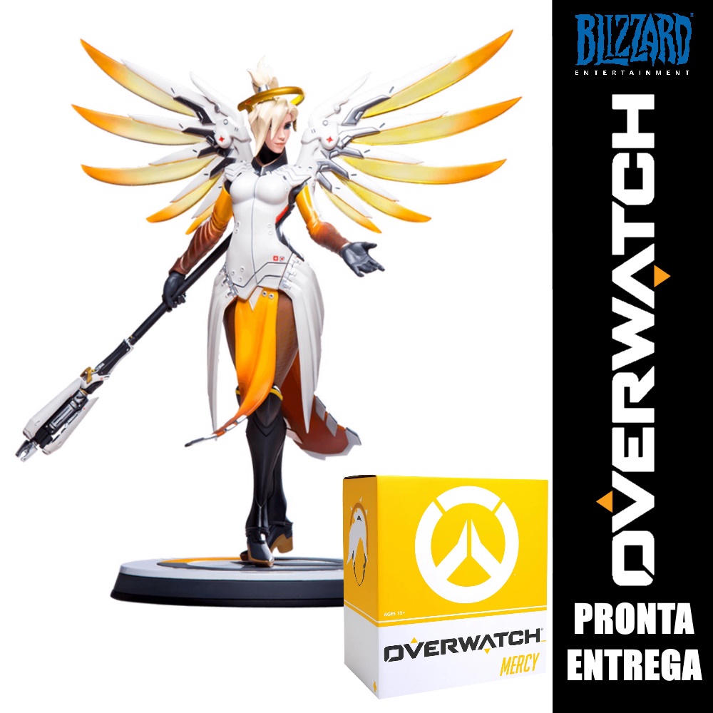 Action Figure Mercy Overwatch Estátua Colecionador Exclusivo | Shopee ...