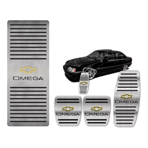 Pedaleira E Descanso Em Aço Inox Puro Chevrolet Omega Manual | Shopee ...