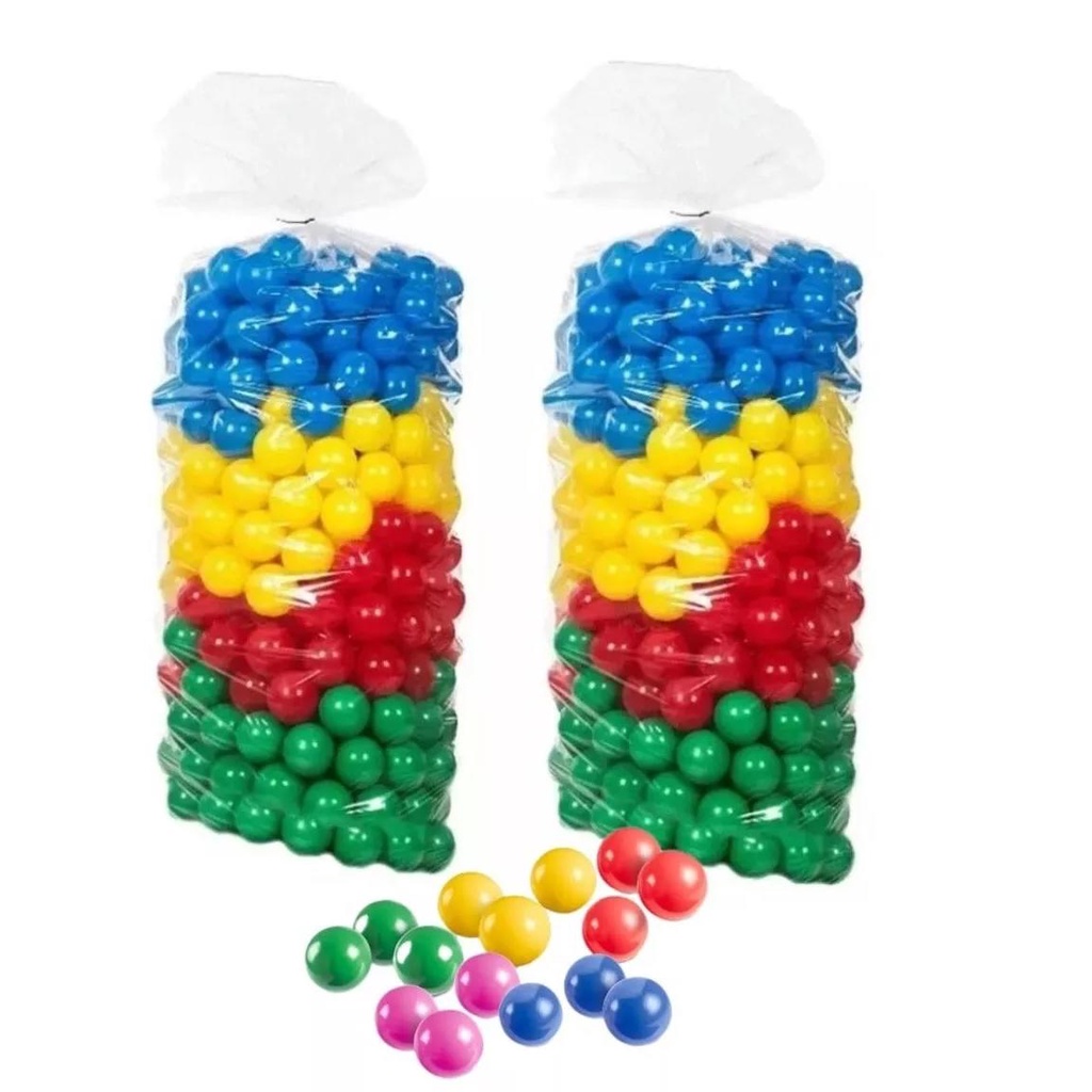Saco De Bolinhas Coloridas Para Piscina C/ 100 Unidades | Shopee Brasil