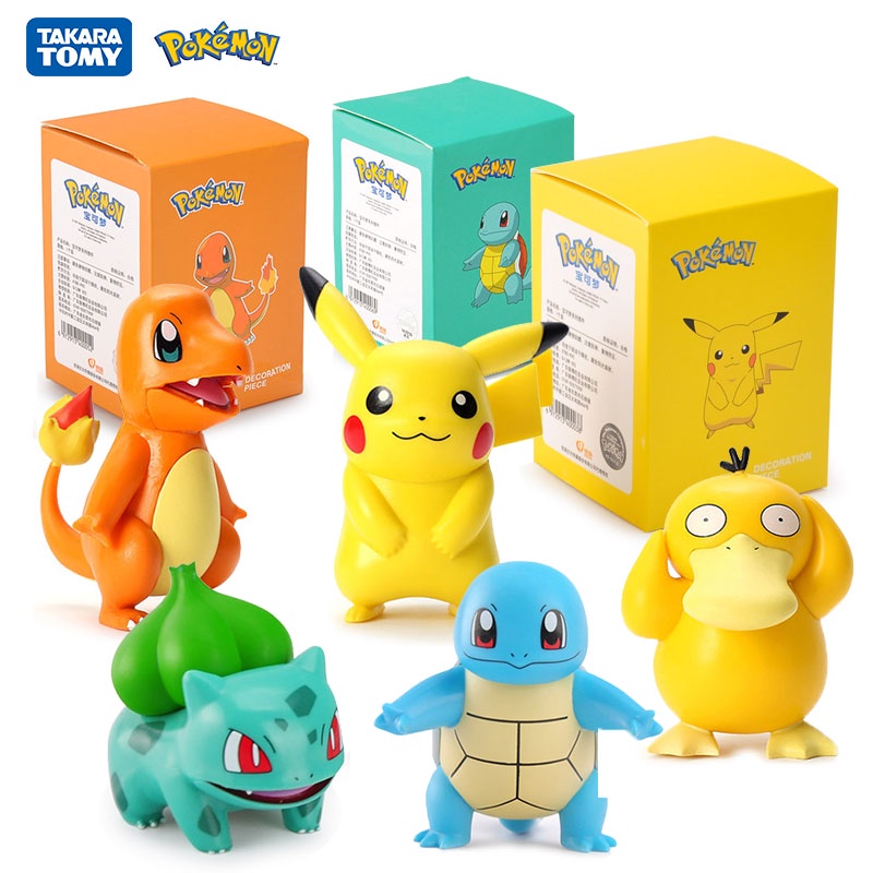 6 formas Pokemon Pikachu Charmander Psyduck Squirtle Jigglypuff ...
