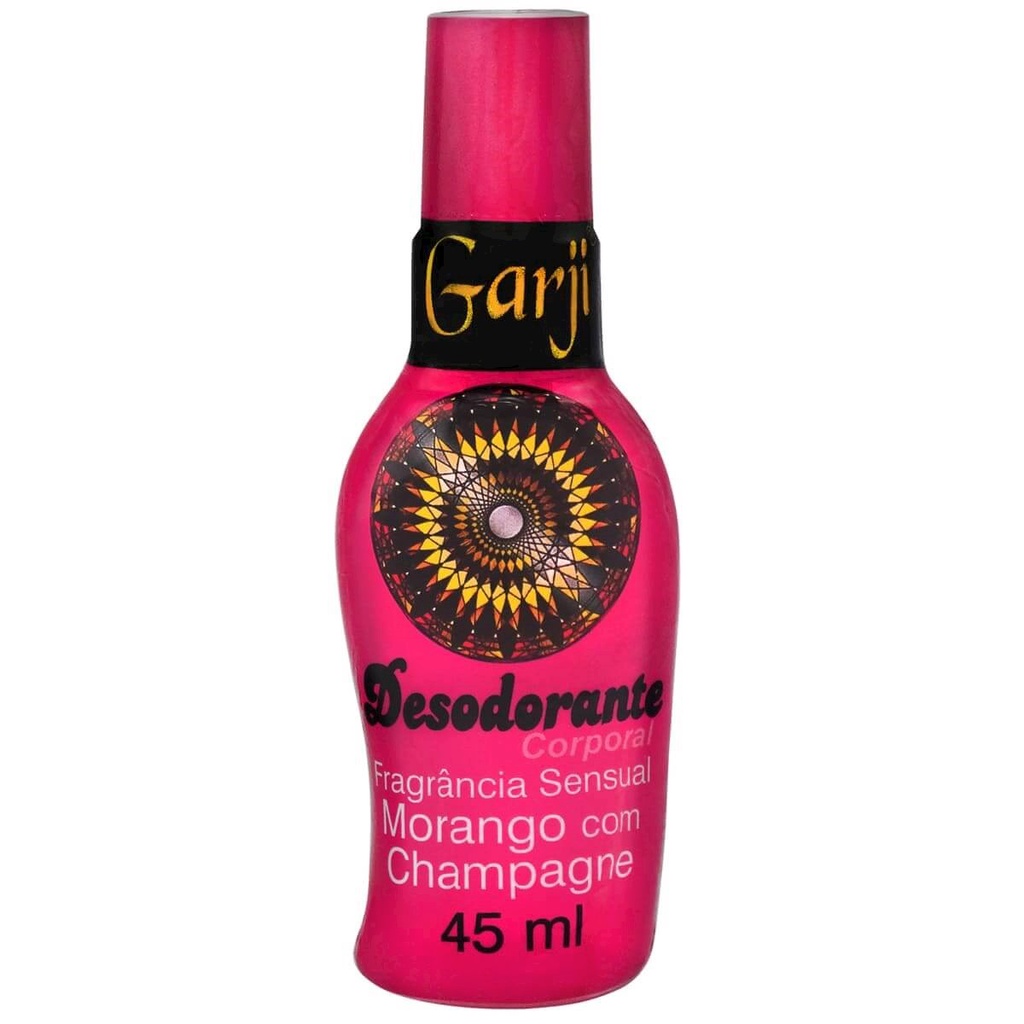 Desodorante Corporal Morango com Champagne 45ml Garji | Shopee Brasil