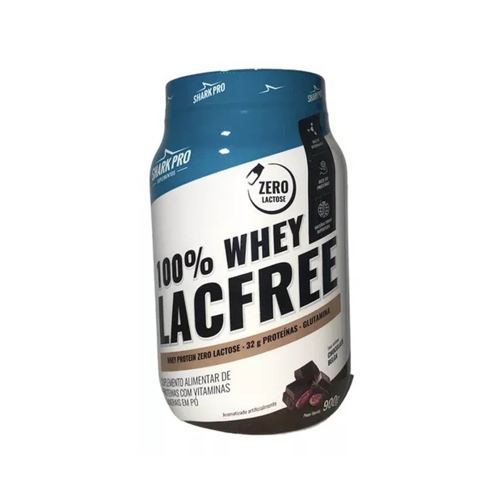 Whey Lacfree Shark Pro Pote 900g Whey Protein Zero Lactose | Shopee Brasil