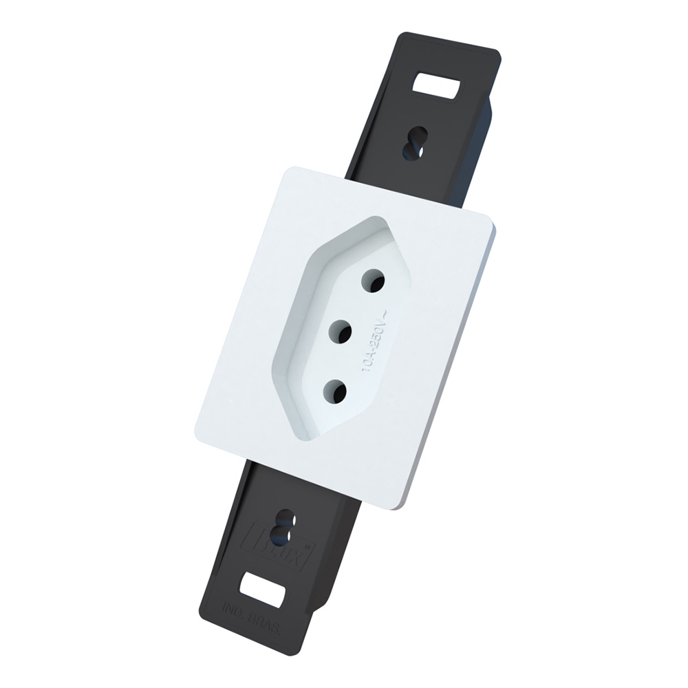 Tomada Para Condulete Simples 10A Blux | Shopee Brasil