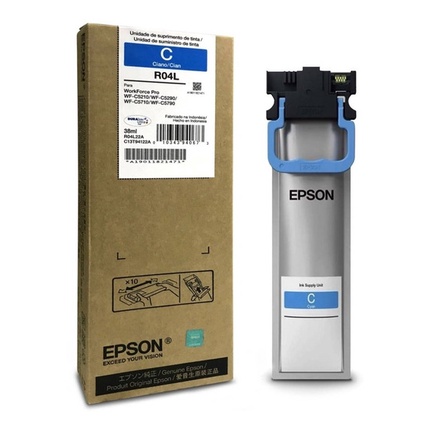 Tinta Epson Original R04L C Ciano 38ml WF-C5790 | Shopee Brasil