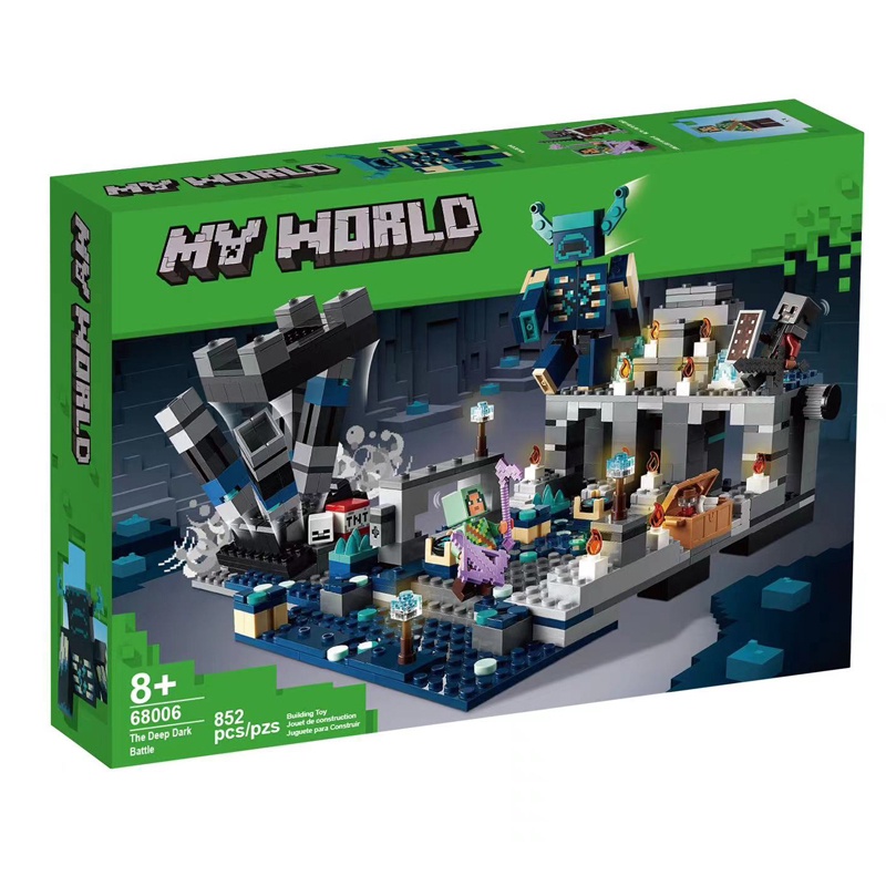 A Batalha Escura Profunda 21246 Construindo Blocos Minecraft Bricks My ...