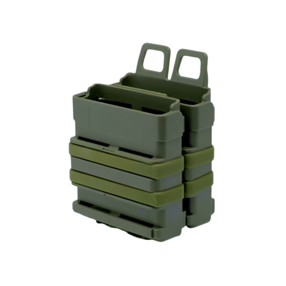 Porta Mag 556 (m4) Rígido Duplo Modular - Verde - Faz a Boa!