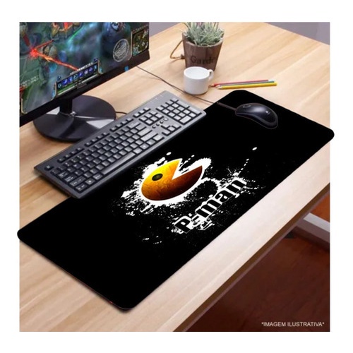 Mouse Pad Gamer Pac Man Game Retro 65x32 - 445 | Shopee Brasil