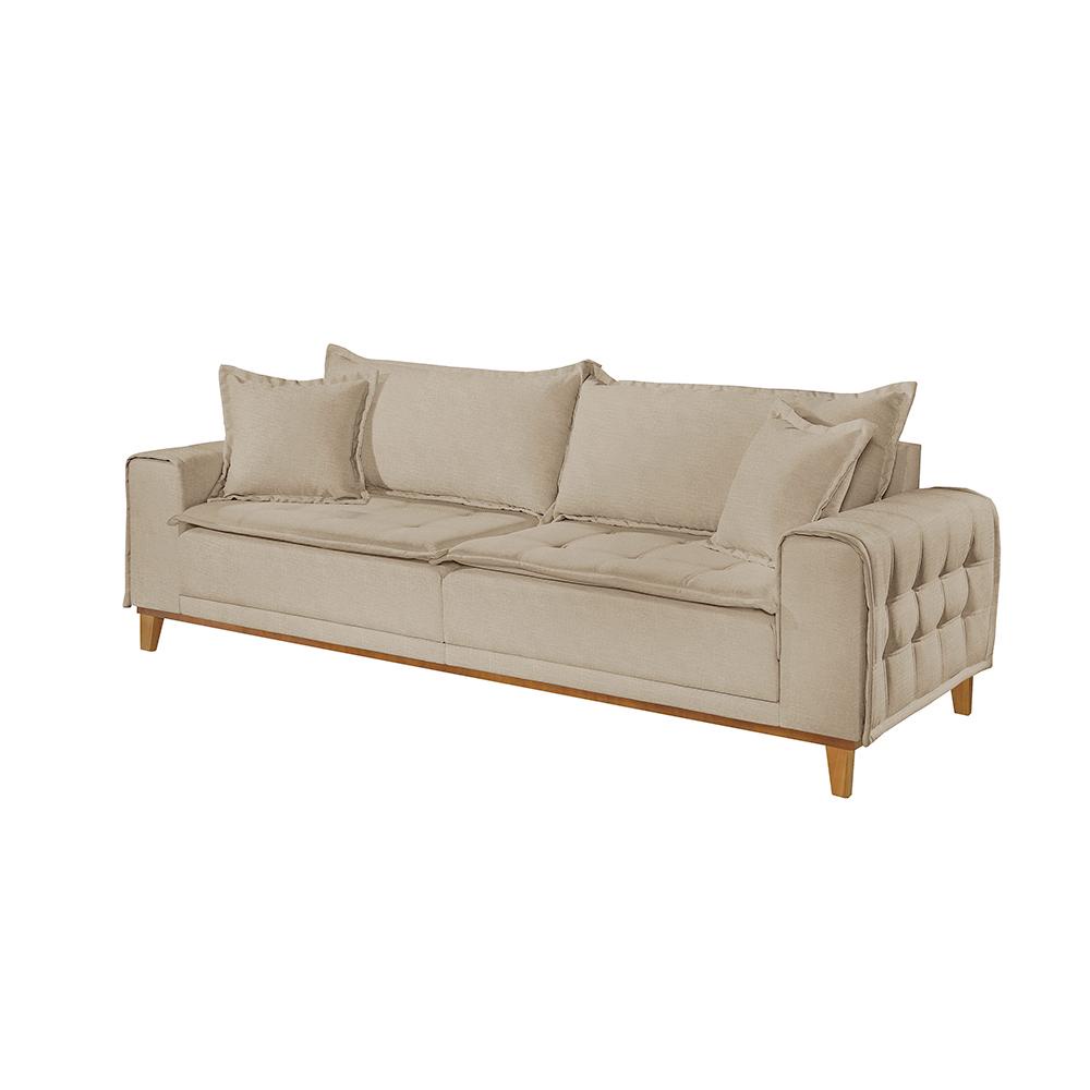 Sofá Fixo Orfeu Até 4 Lugares Luxo 2,20m Castellar Móbile | Shopee Brasil