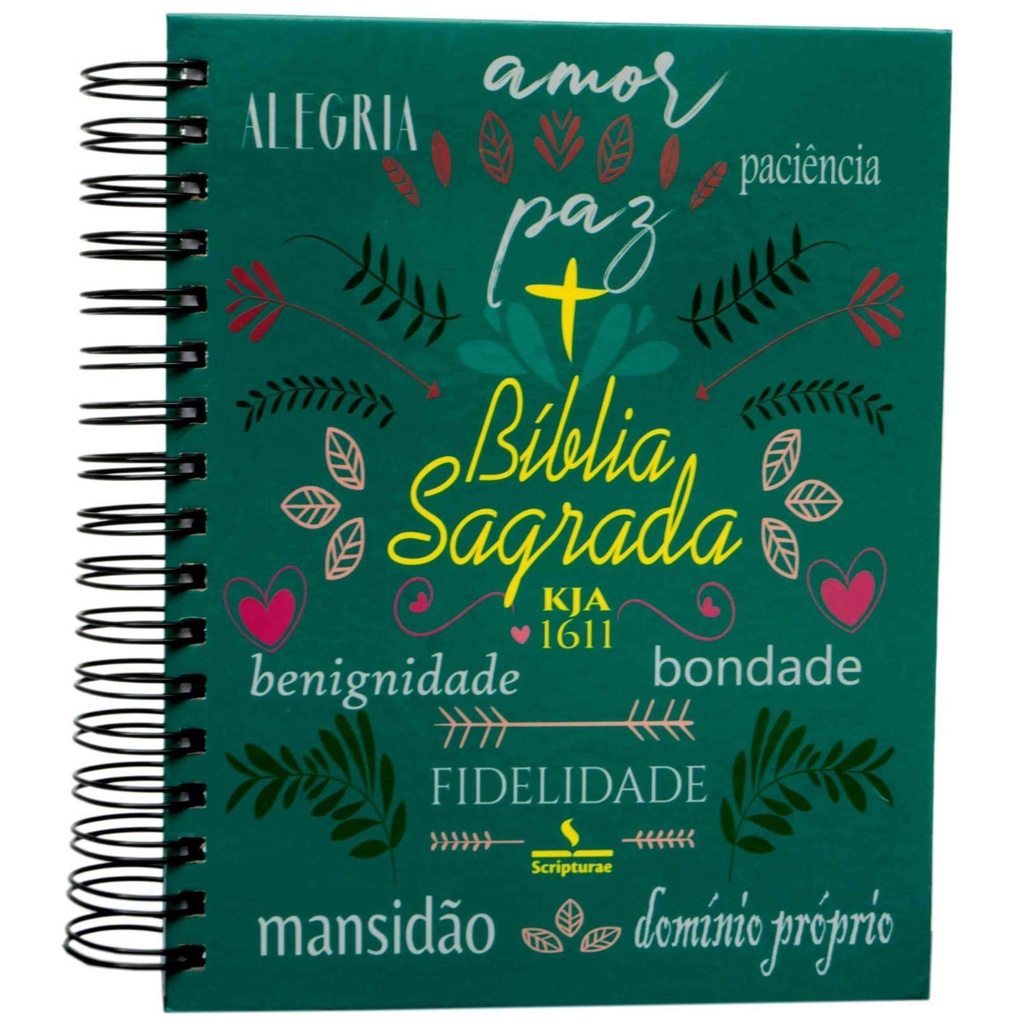 Bíblia sagrada Anotação King James Atualizada Textos Mapas Coloridos E ...