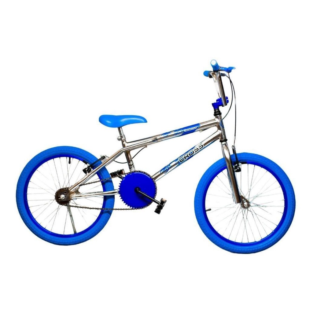 Bicicleta Infantil Aro 20 Cromada Cross Freestyle Ideal | Shopee Brasil