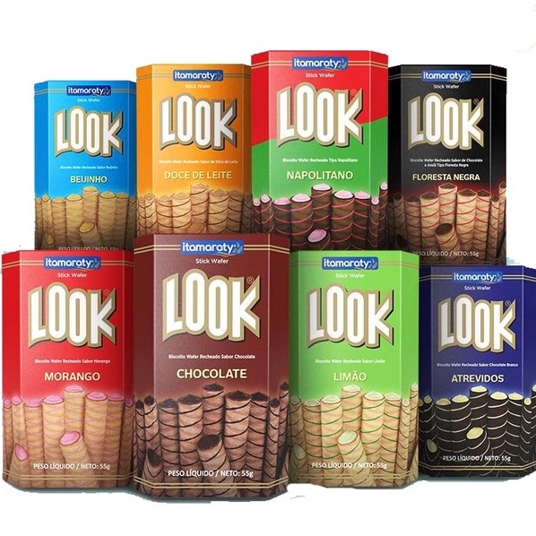 Biscoito Wafer LOOK 55g - ITAMARATY | Shopee Brasil