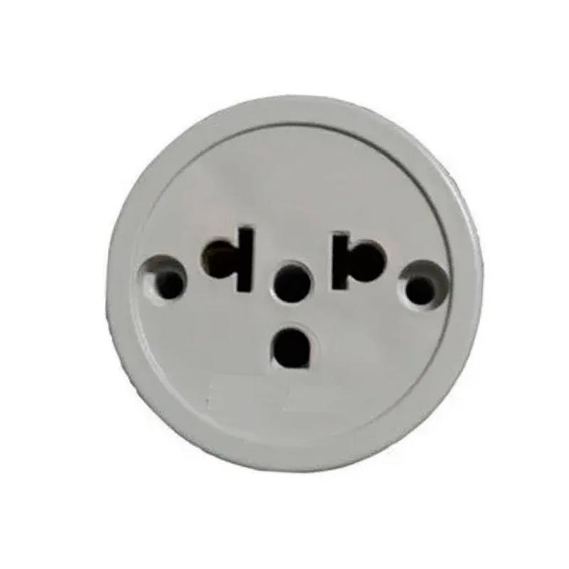 Tomada Parede Teto Externa Branca 2P + T Universal | Shopee Brasil