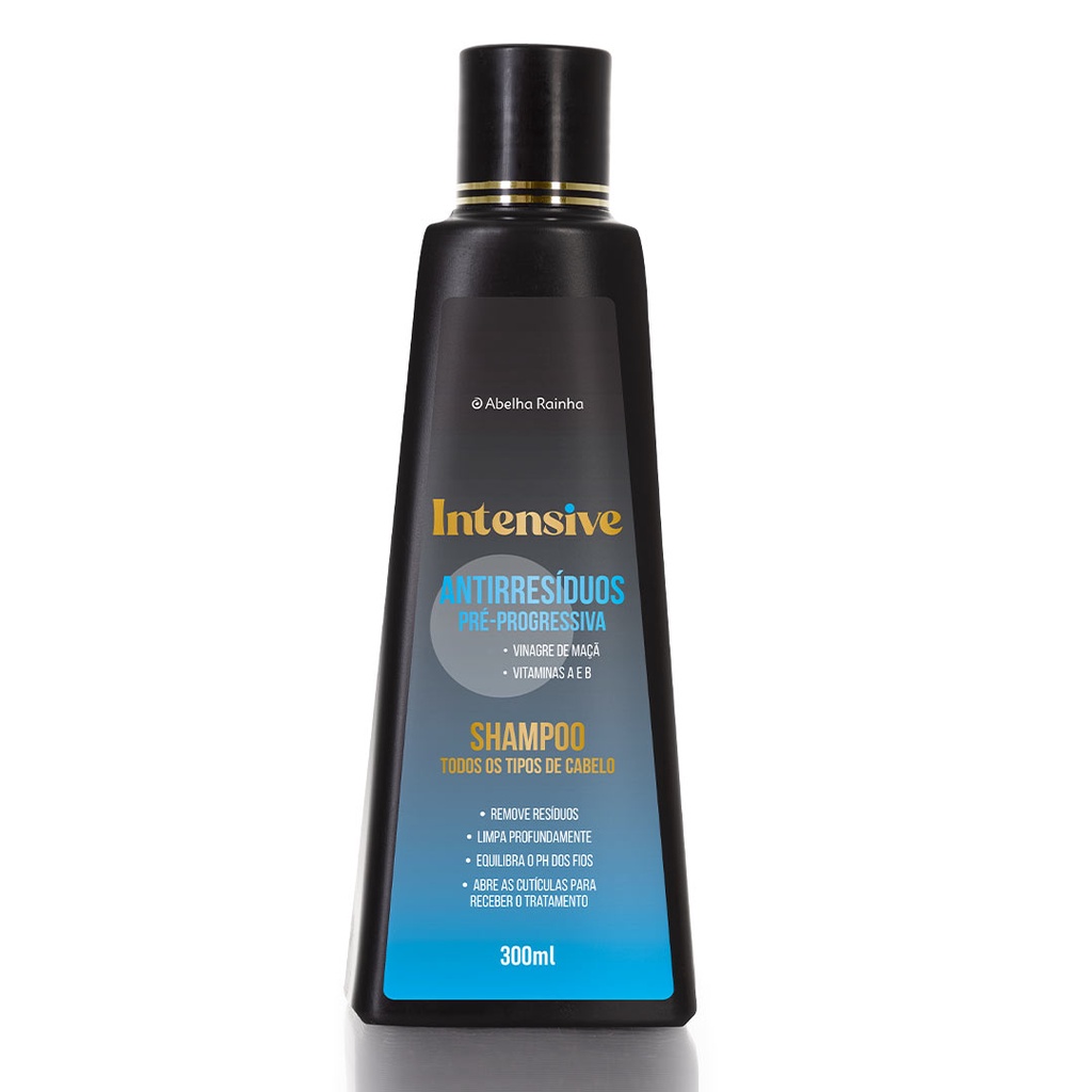 INTENSIVE - SHAMPOO ANTI RESIDUOS PRE PROGRESSIVA 300ML | Shopee Brasil
