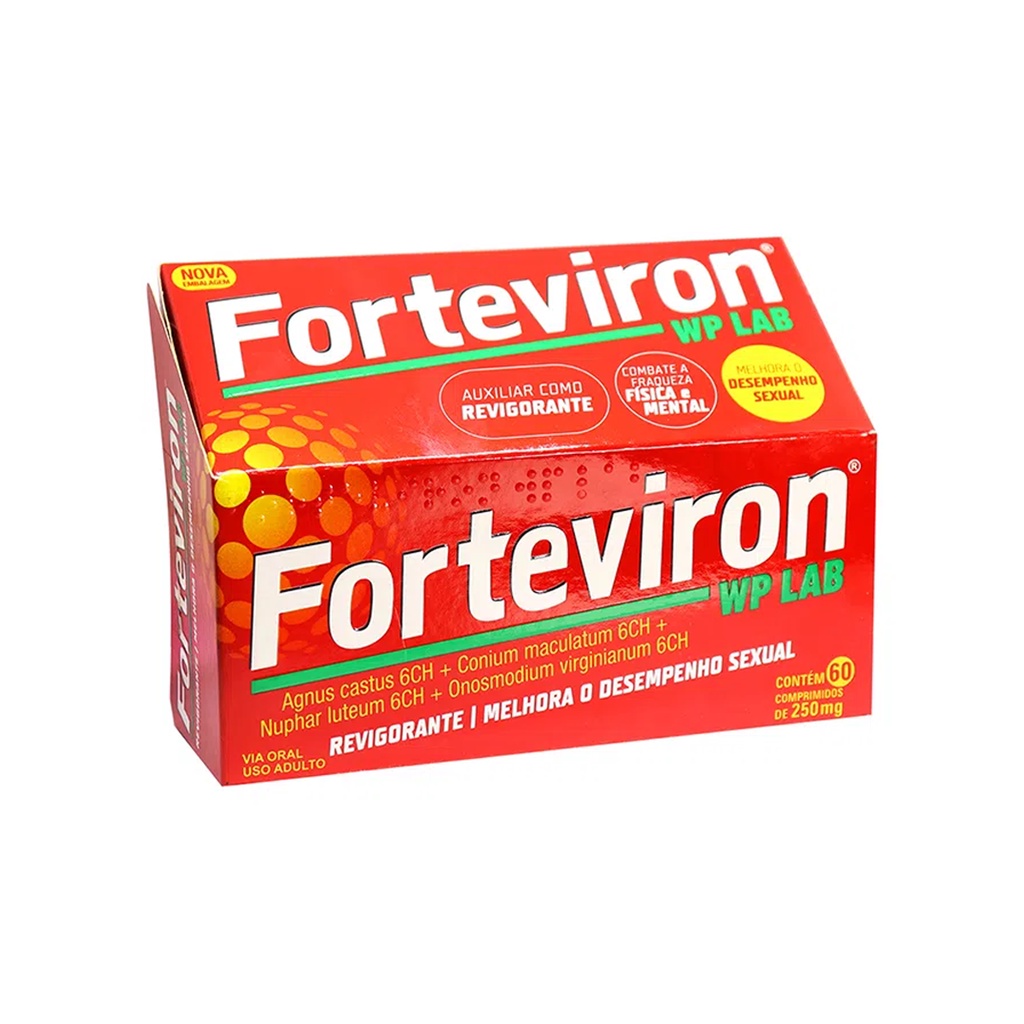 Forteviron Revigorante Wp Lab Com 60 Comprimidos | Shopee Brasil