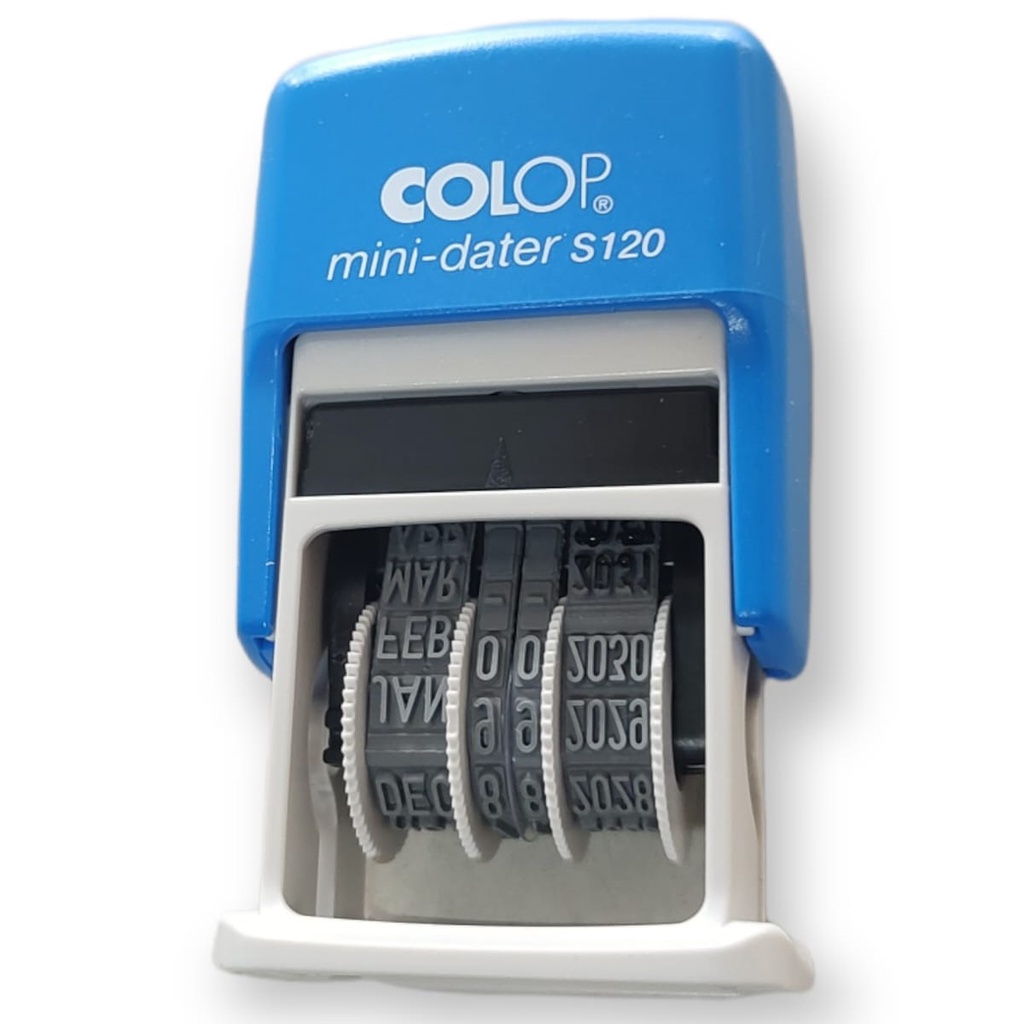 Carimbo Datador Colop S120 em Inglês com data até 2032 | Shopee Brasil