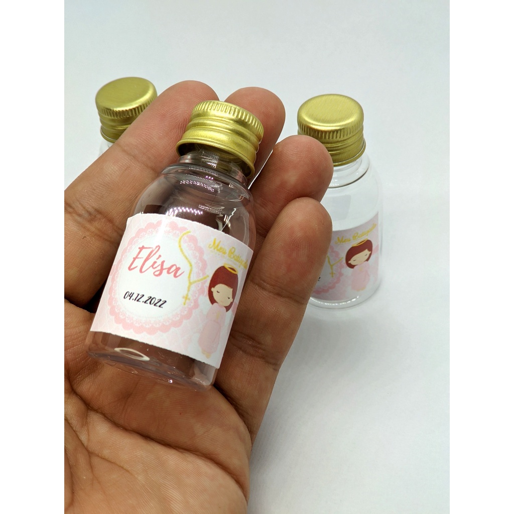 Kit 10 Garrafinhas Pet 30ml Para Lembrancinha Chá Batizado | Shopee Brasil