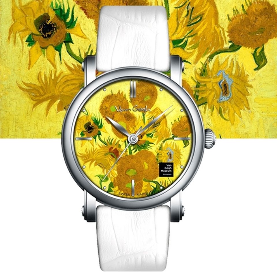 VanGogh Van Gogh watch women's oil painting watch lovers art Watch ...