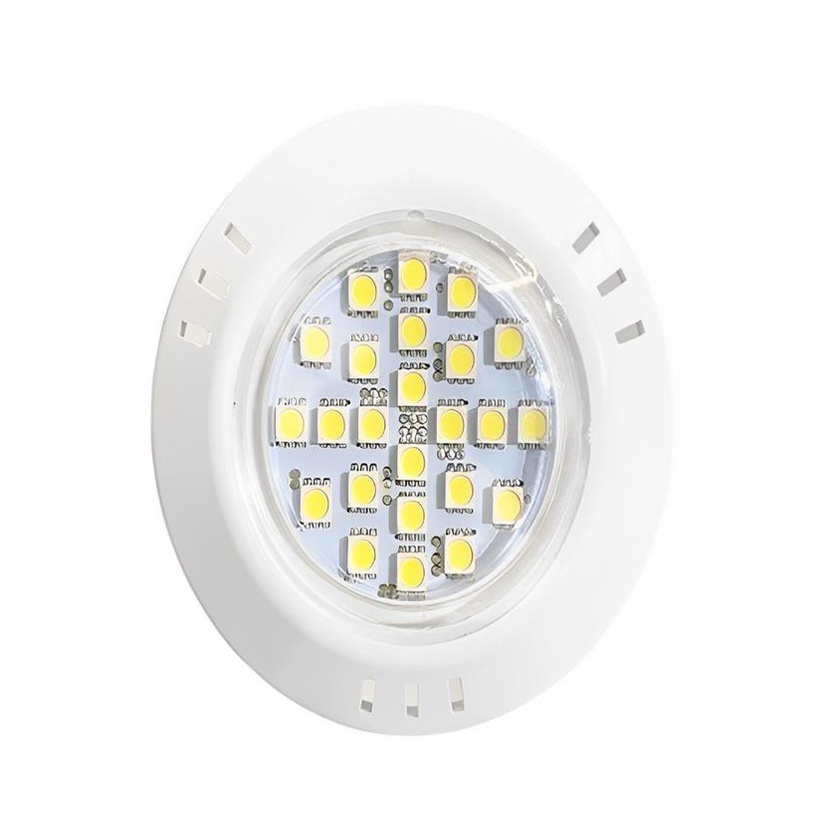 POWER LED 5W 3000K ABS BRANCO PARA PISCINA FRENTE BAIXA | Shopee Brasil