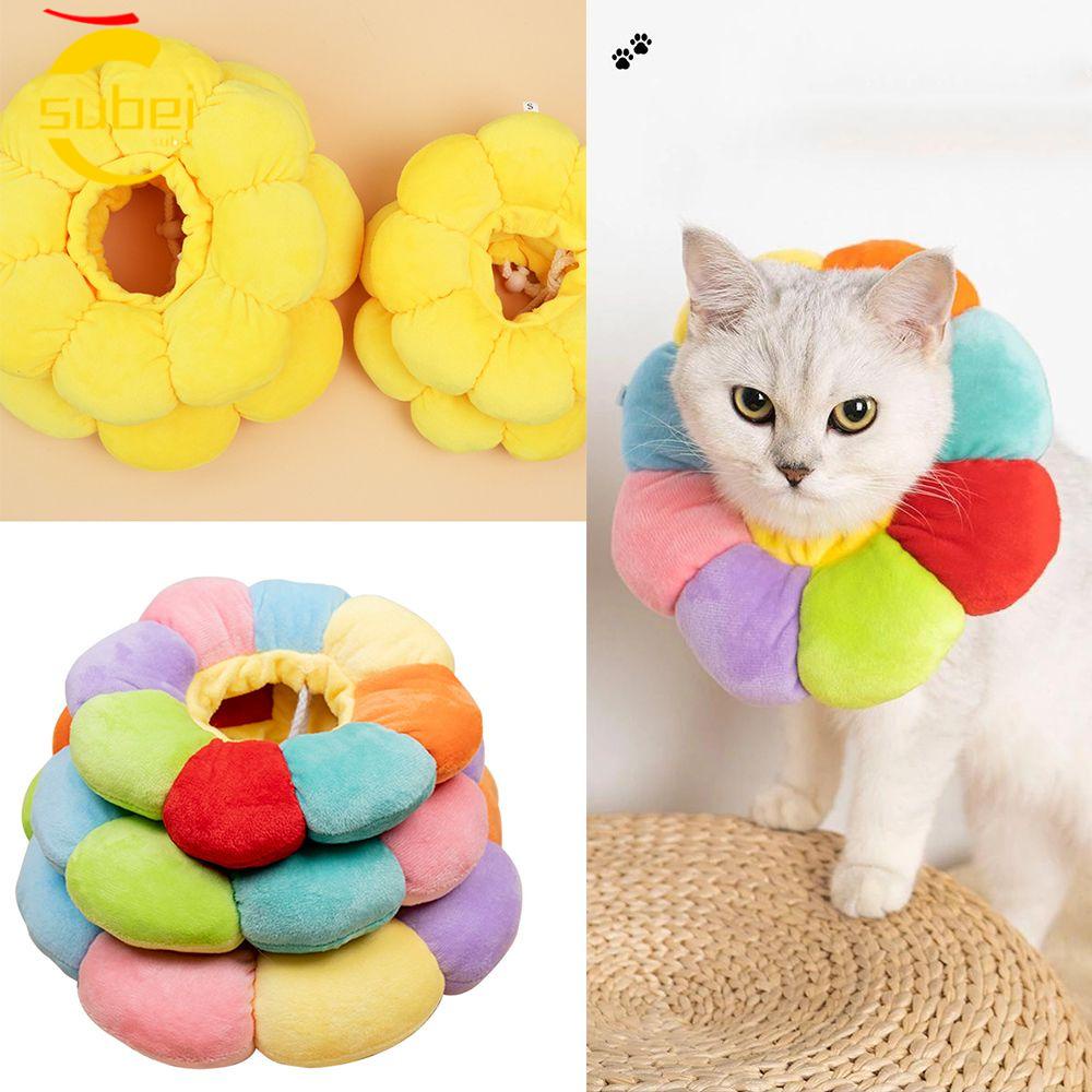SUBEI Gato Cachorro Pequeno Pet E Coleira Elizabethan Cute Neck Cone ...