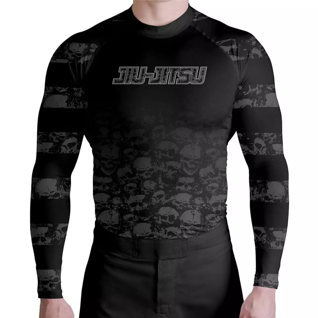 Rash Guard Jiu Jitsu Skull ATL - Escorrega o Preço