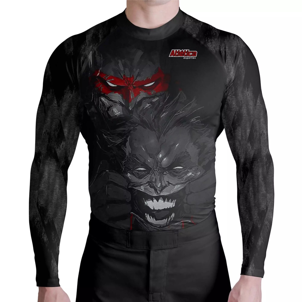 Camisa Rash Guard Batman E Coringa Atl | Shopee Brasil