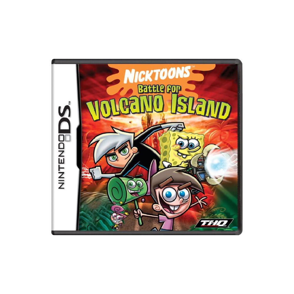 Jogo Nicktoons Battle for Volcano Island (Sem Capa) - DS - Usado ...