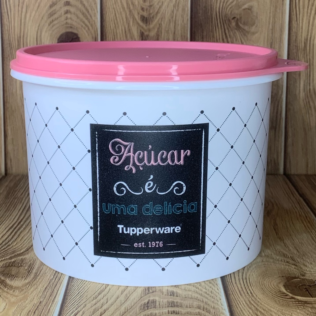 Pote Tupperware Açúcar Bistrô 1,7 Litro Original Novo Caixa Ótima ...