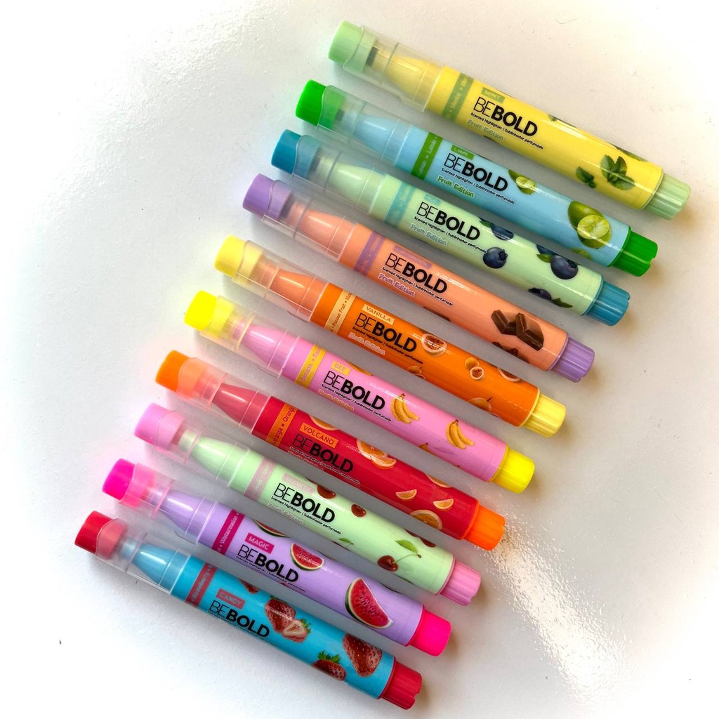 Marca Texto Be Bold Fruit Edition NewPen Perfumado - 1 unidade | Shopee ...