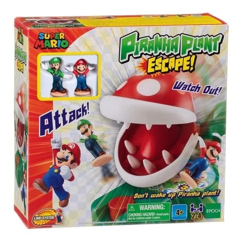 Brinquedo Super Mario Piranha Plant Escape +4a Epoch Games | Shopee Brasil