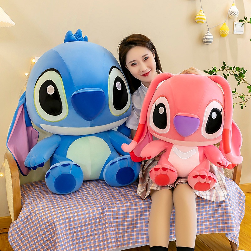 40-50cm Disney Lilo & Stitch Boneca De Pelúcia Kawaii Stich Anime ...