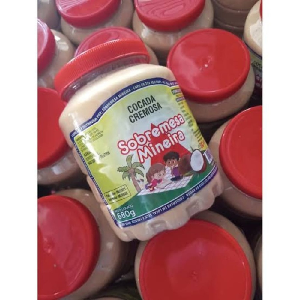 Cocada cremosa 15 Potes sobremesa mineira | Shopee Brasil