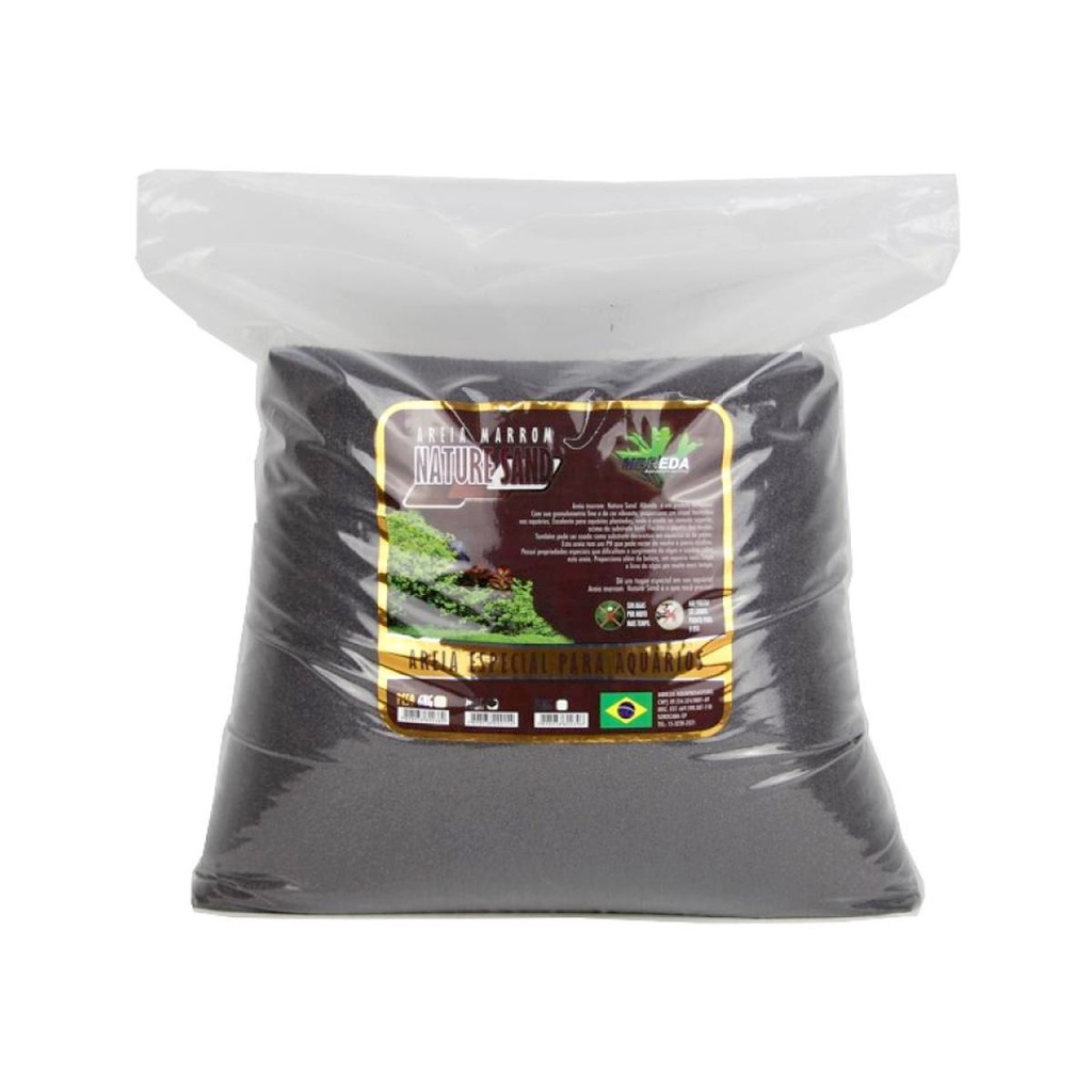 Areia Mbreda Nature Sand 20kg Substrato Inerte Para Aquários | Shopee ...