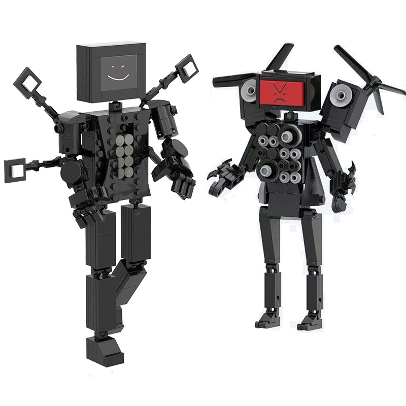 Skibidi Toilet Building Blocks Titan Audioman Montagem de brinquedos ...