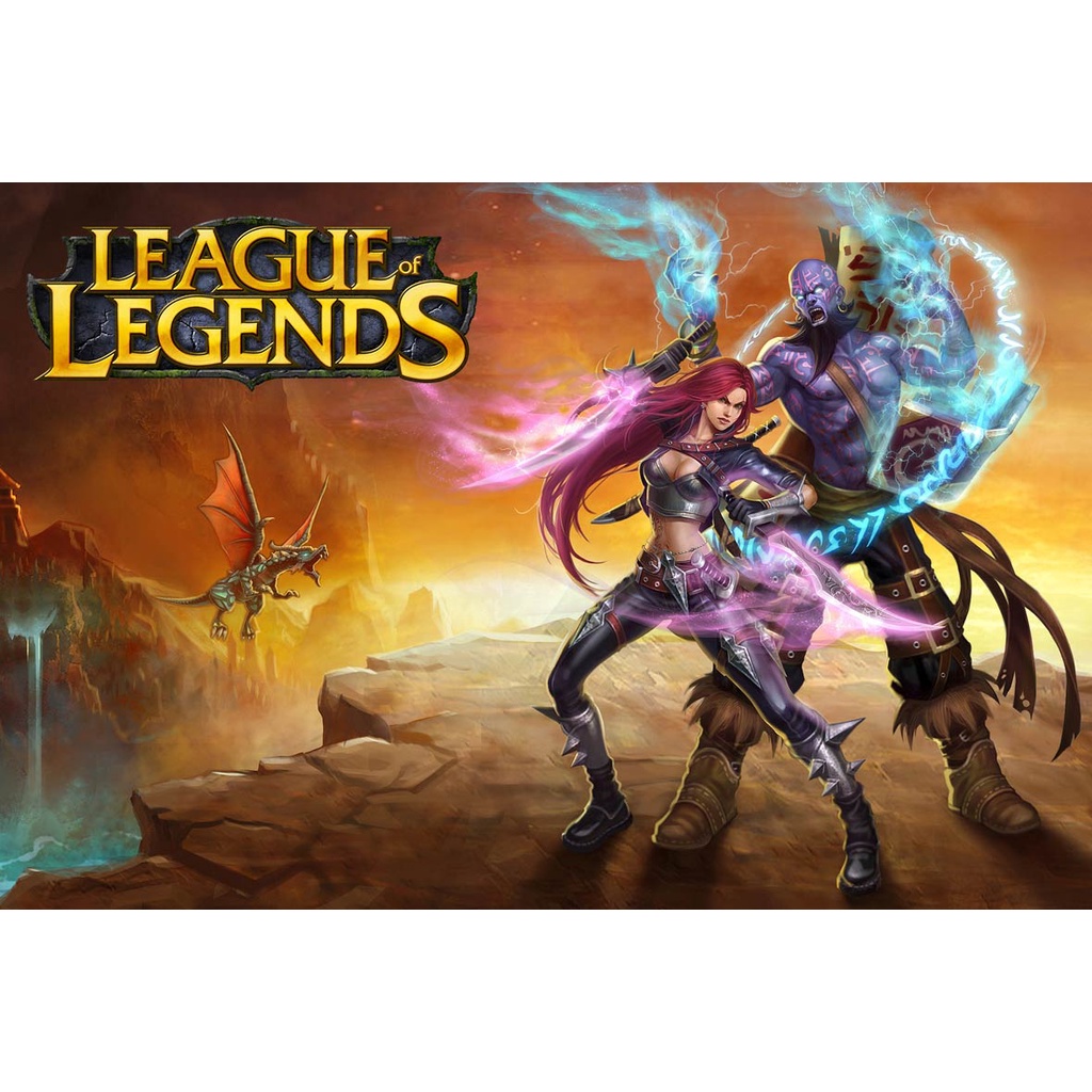 Poster Cartaz Jogo League of Legends LOL A | Shopee Brasil