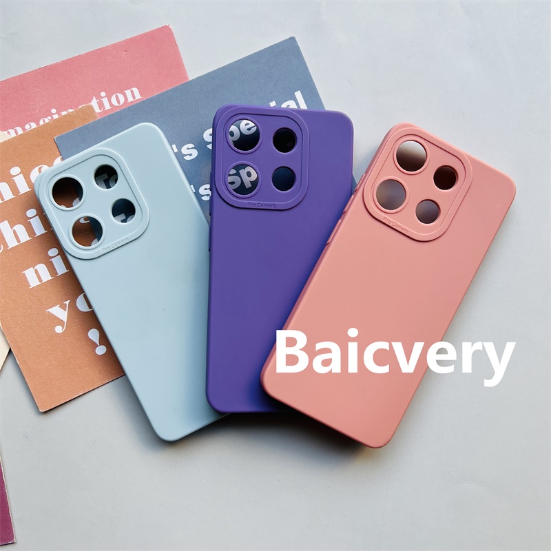 Caixa Para infinix Smart 7 X6515 Moda Capa De Silicone Líquido Telefone ...