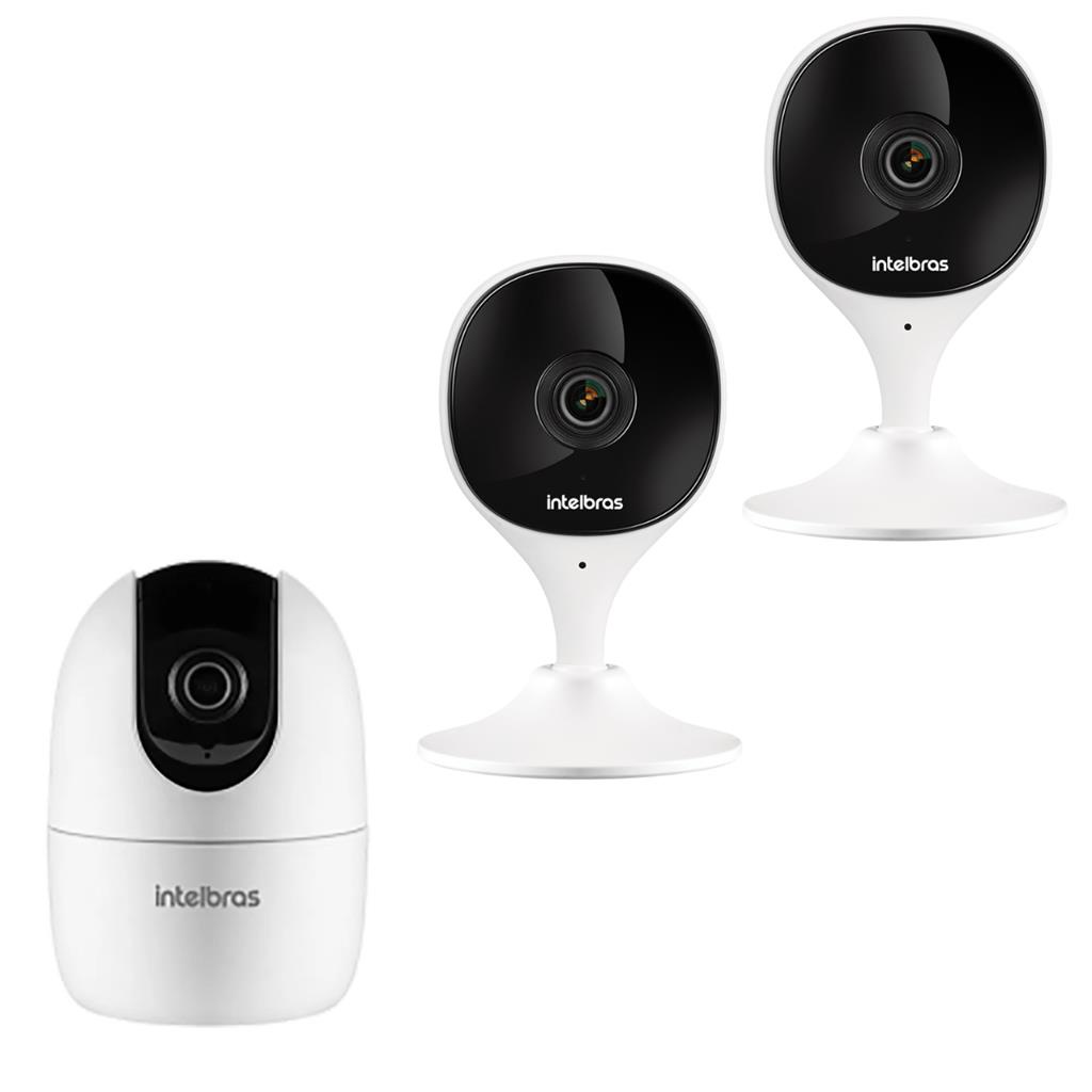 Kit Cameras Internas WIFI Com 2 IMX C e 1 Im4 C Intelbras | Shopee Brasil
