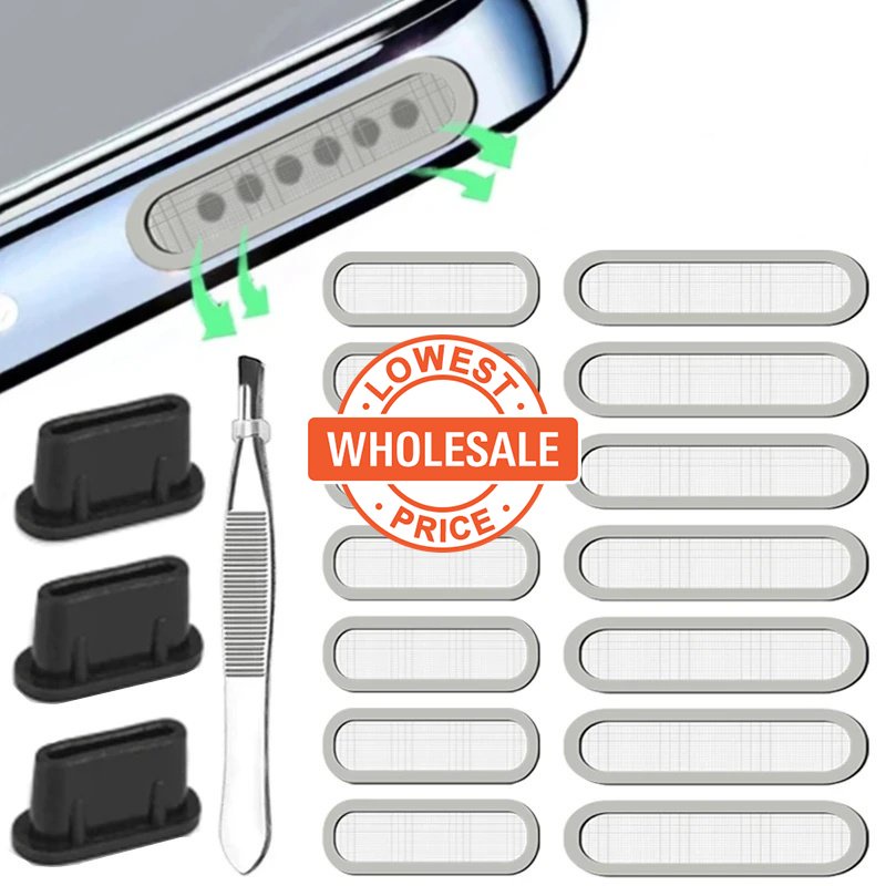 [Atacado] Anti-Pó Universal Mobile Phone Mesh Horn Hole Speaker Dust ...