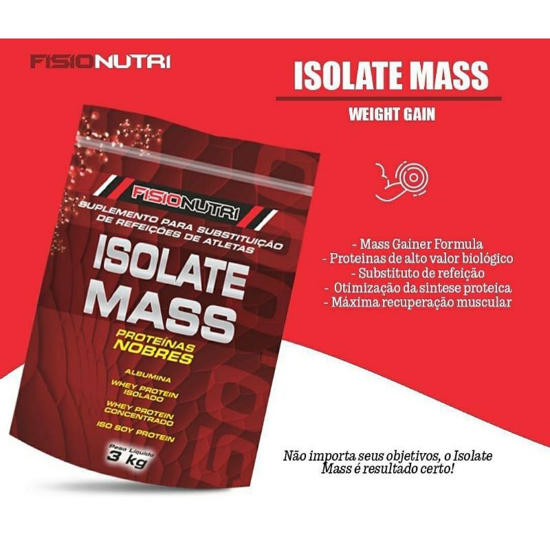 Isolate Mass com Creatina 3KG | Shopee Brasil