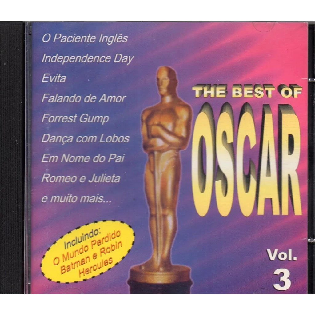 Cd The Best Of Oscar Vol 3 - Forrest Gump - Romeo E Julieta | Shopee Brasil
