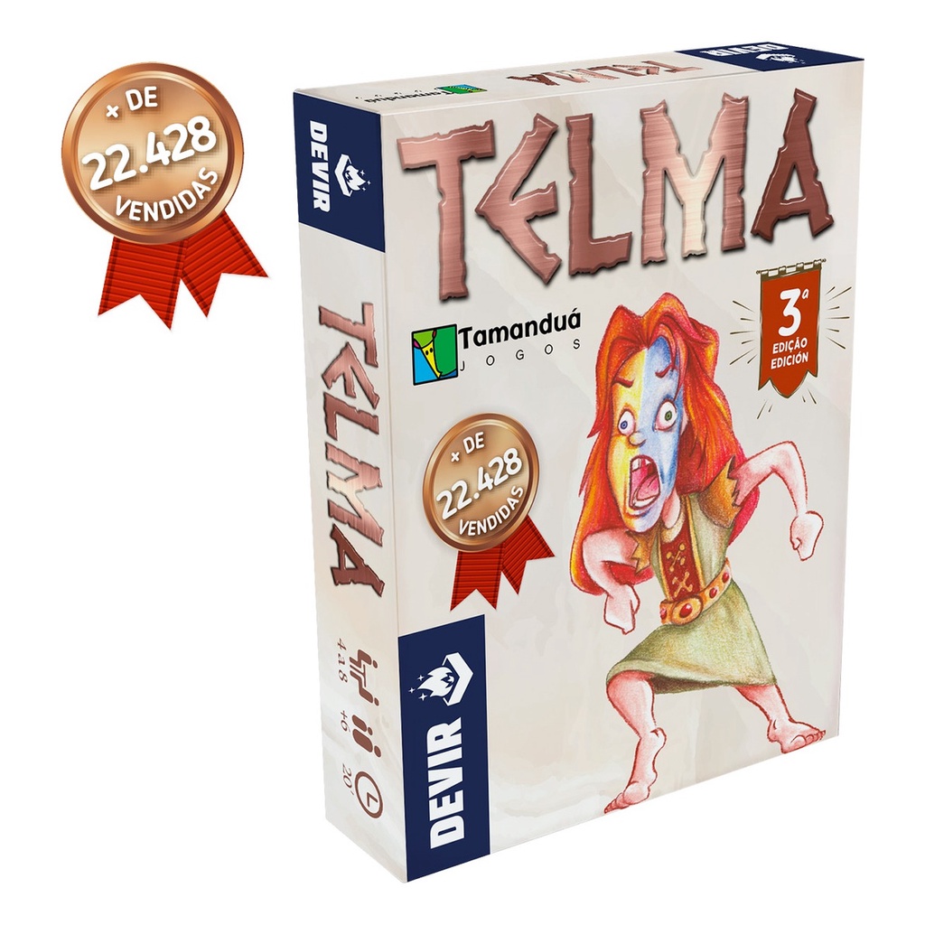 Jogo Telma Terceira Edição Devir | Shopee Brasil