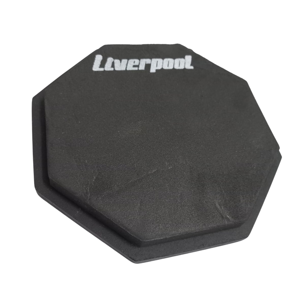 Pad Em Eva Para Estudo 6'' Liverpool Pad 6eva Bateria Peercussão Treino ...