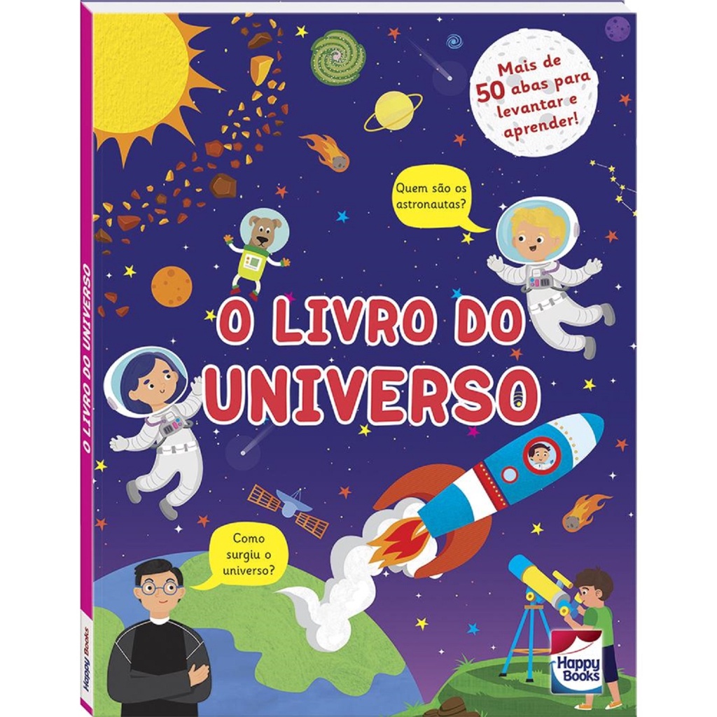 Livro Descobrindo o Mundo - Um livro com abas: Livro do Universo ...