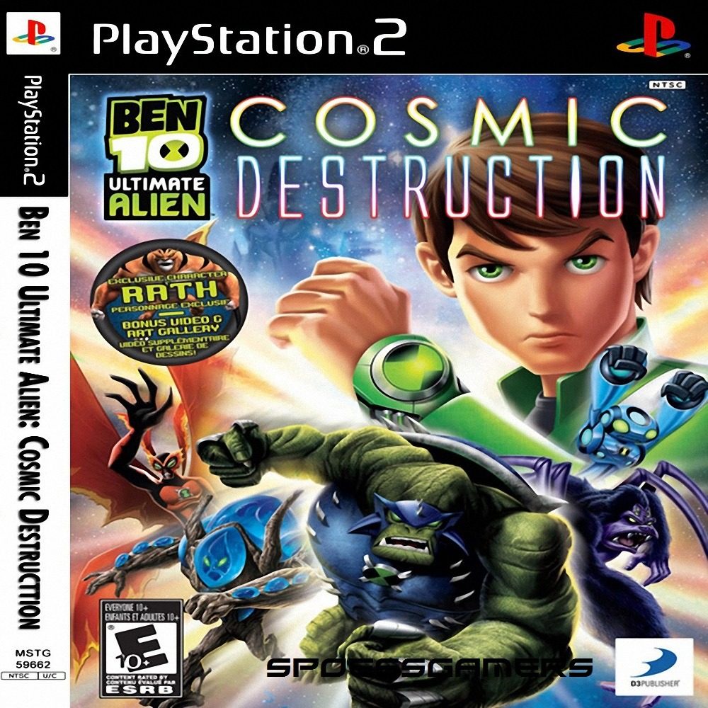 Ben 10 Ultimate Alien Cosmic Destruction Ps2 Patch | Shopee Brasil