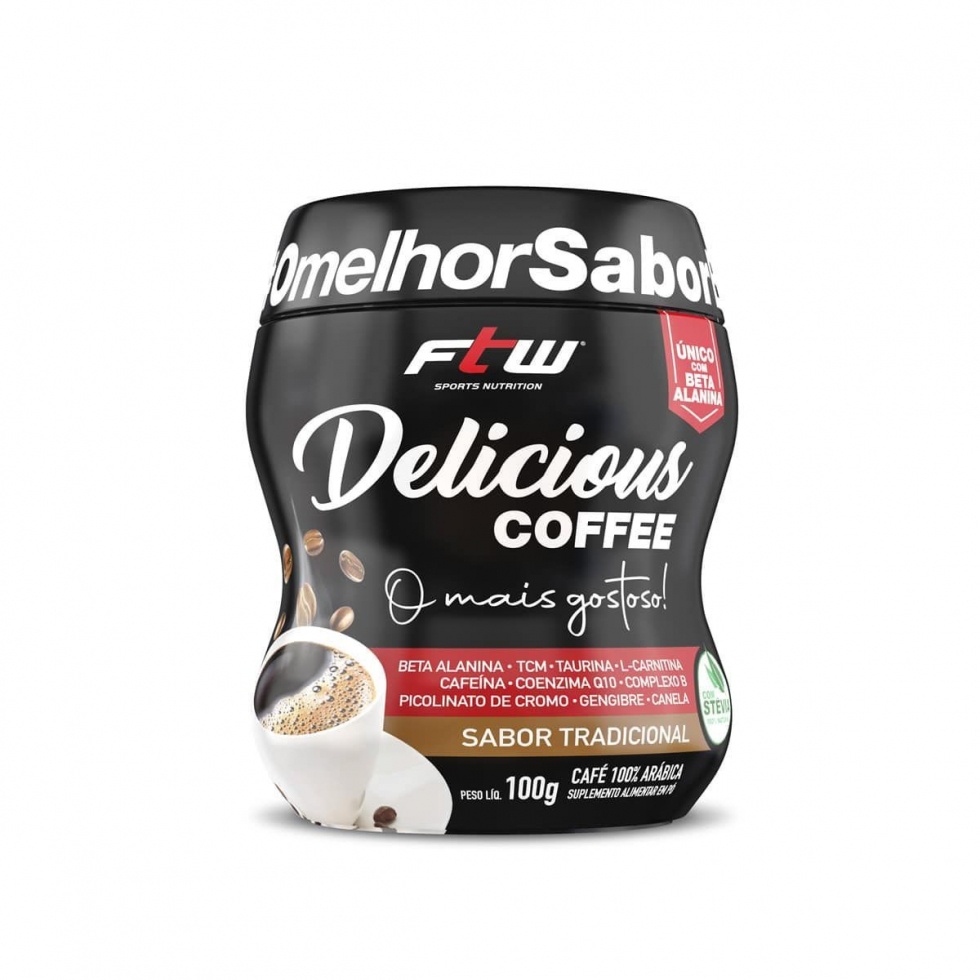 Delicious Coffee (100g) - Sabor: Tradicional | Shopee Brasil