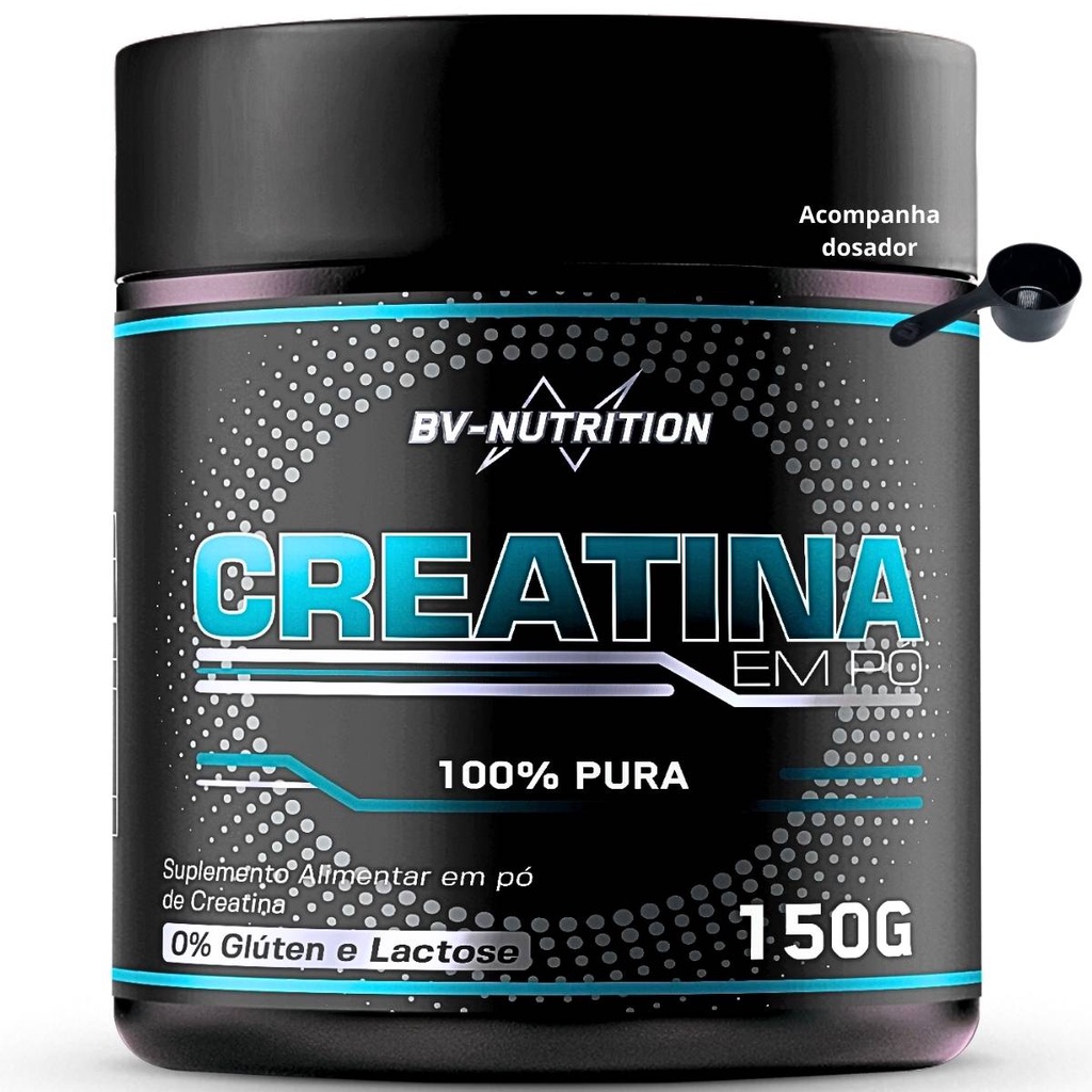 Creatina Pura 150G BV Nutrition - Suplemento - BioVittas | Shopee Brasil